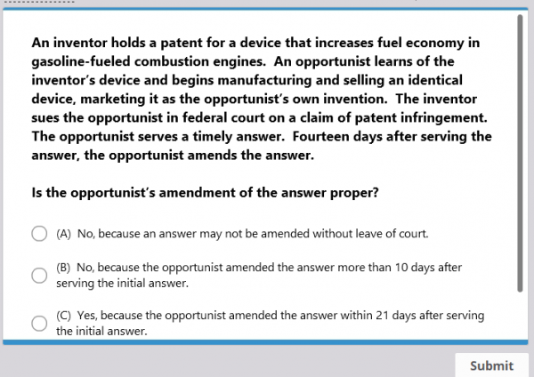 MBE Multistate Bar Exam Information